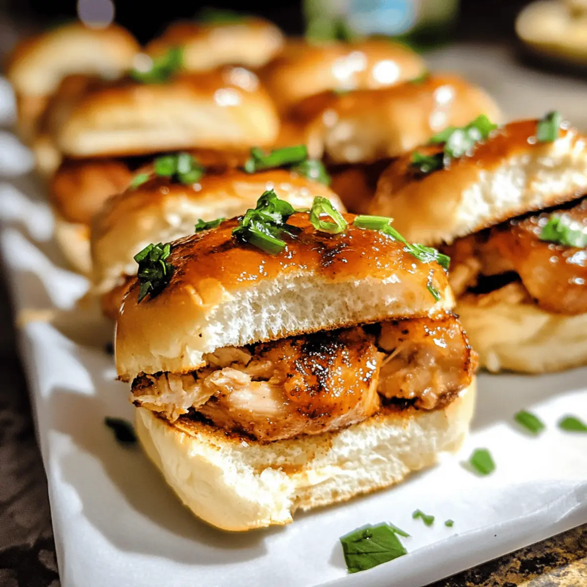 Ultimate Delicious Juicy Mini Chicken Sliders Appetizer