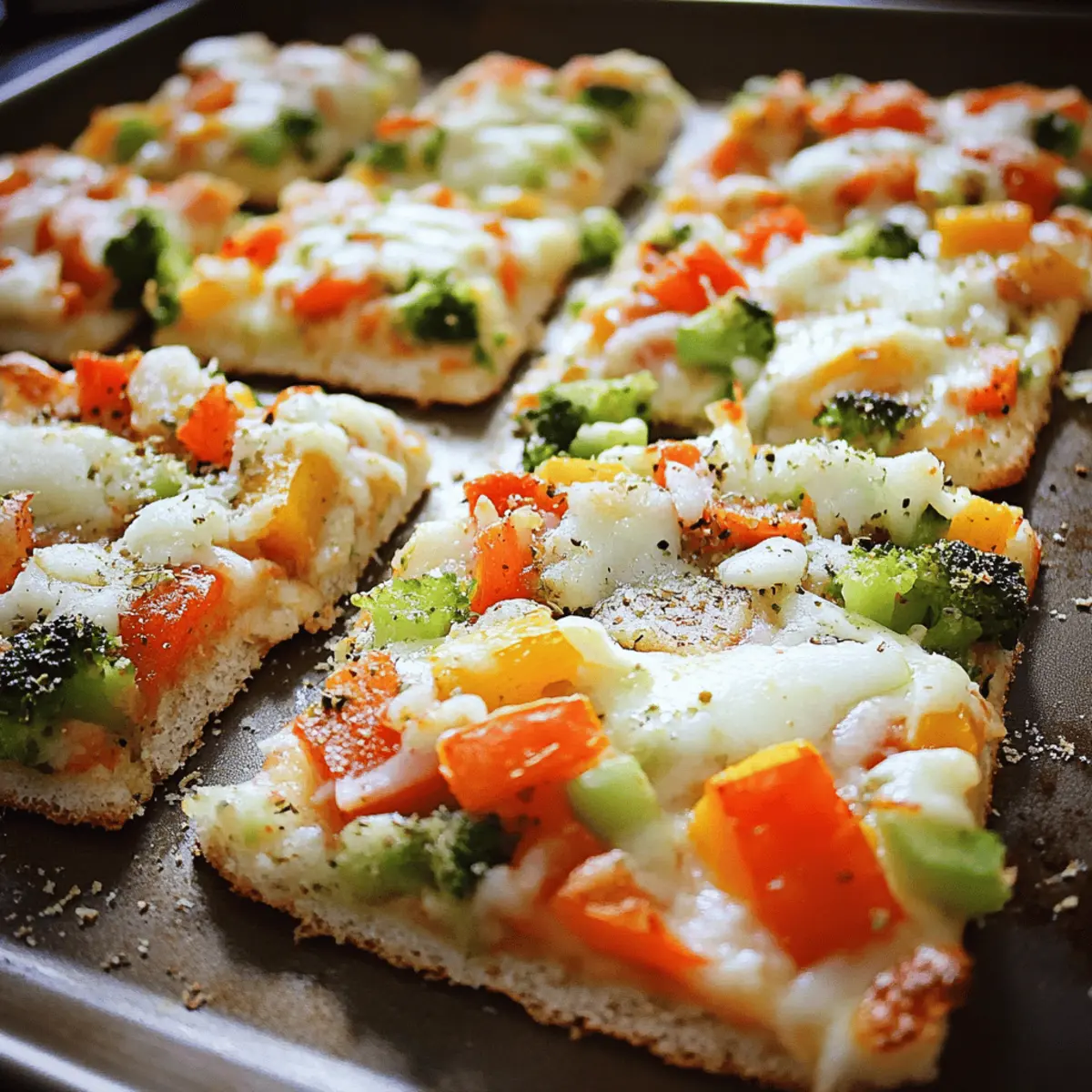 Delicious Crunchy Veggie Pizza Squares That Will Blow Your Mind