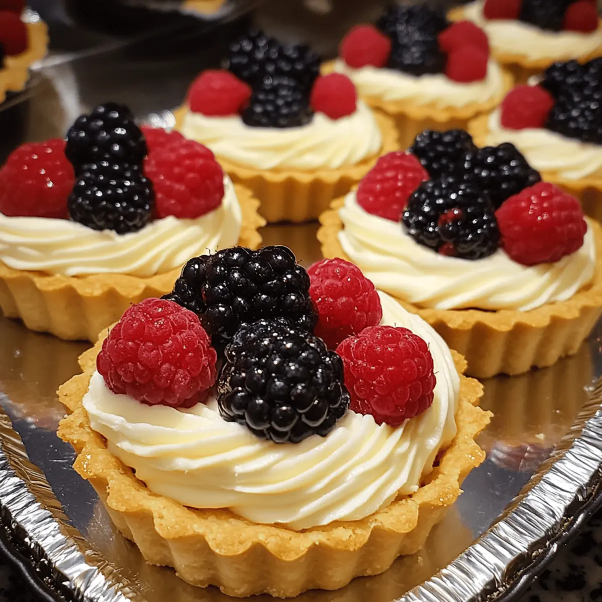 Easy Delicious Berry Cream Cheese Tartlets
